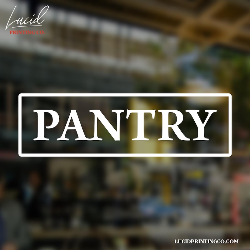 Pantry Sign - Etsy