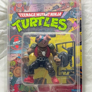 1988 TMNT Bebop 10 Back Unpunched Very Rare - Etsy