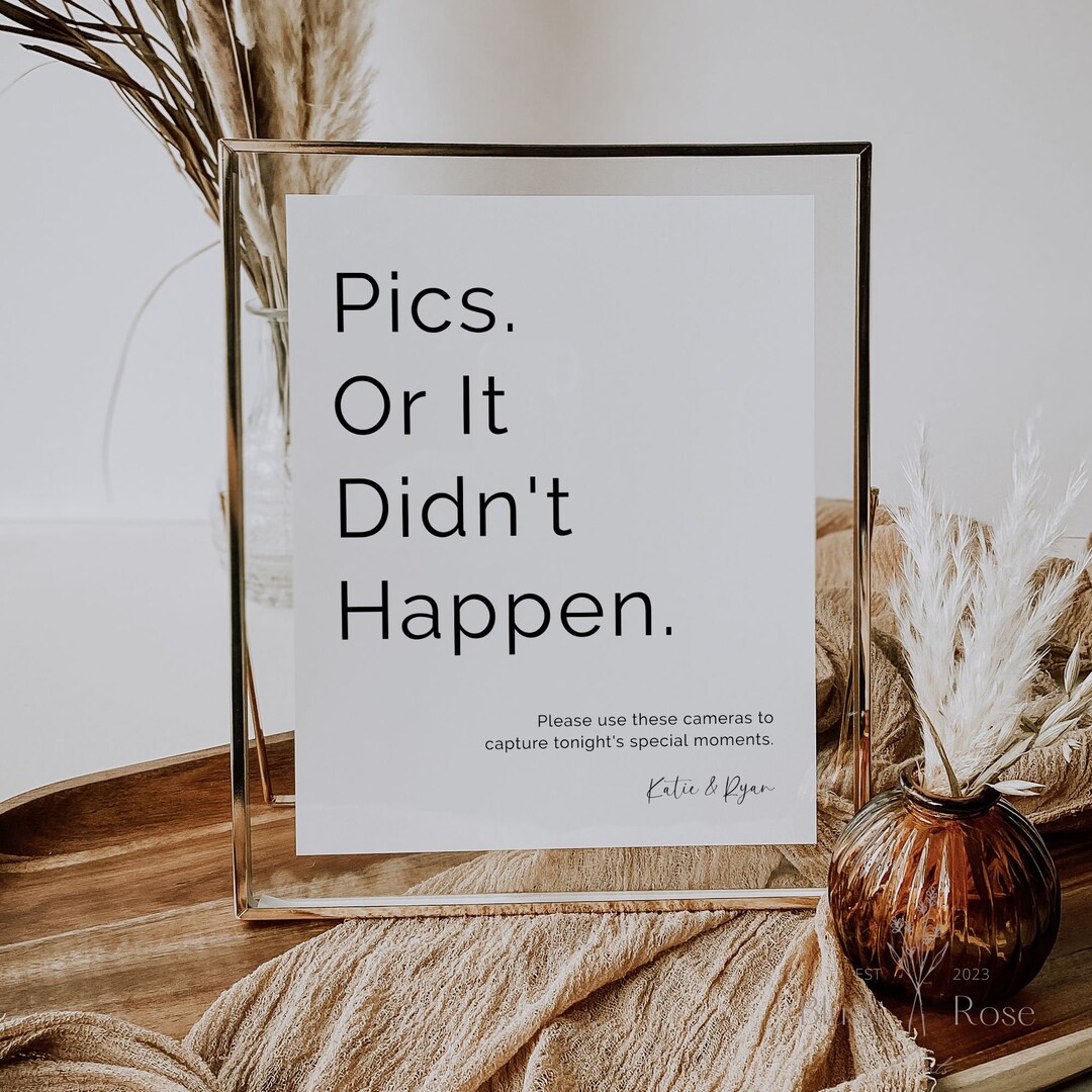 Wedding Disposable Camera Sign Wedding Sign Template Wedding Polaroid ...