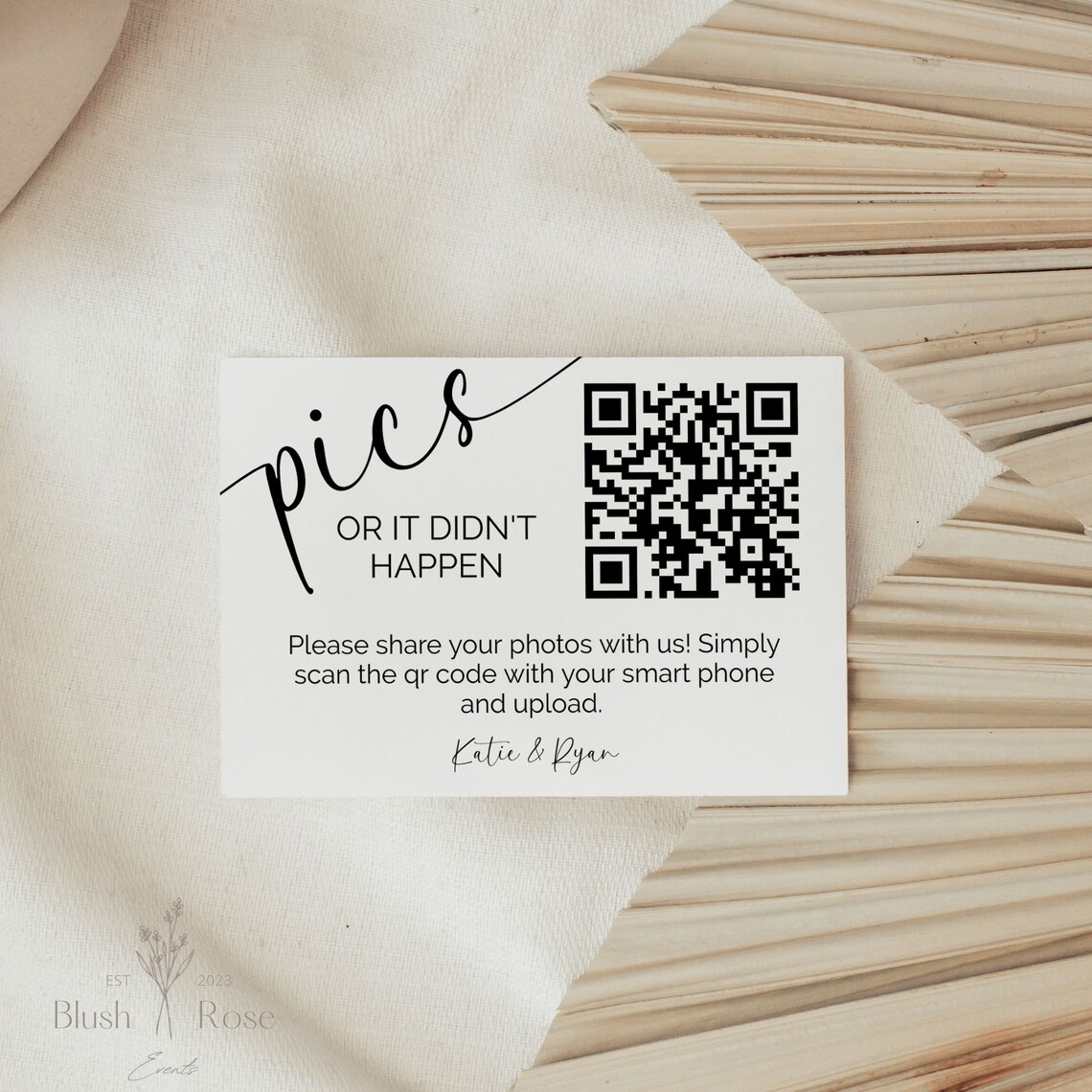 Wedding QR Code Template Wedding Guestbook Photo Share the Love QR Code Card Wedding Guestbook ...