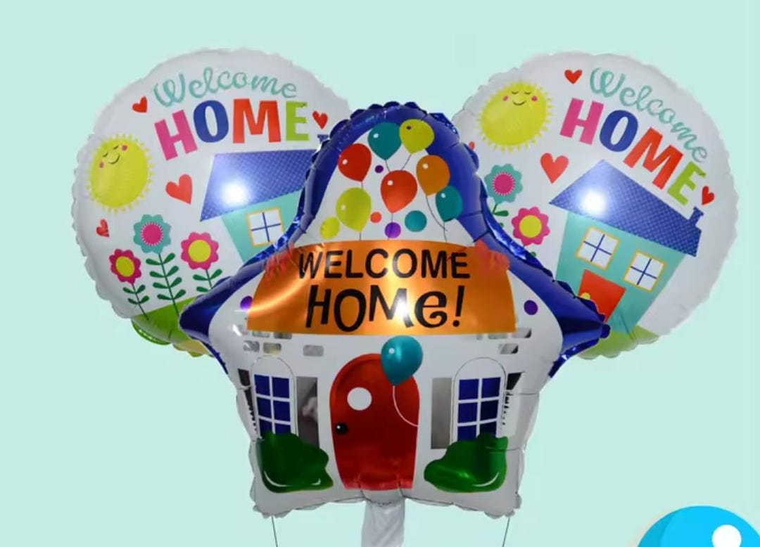 Welcome Home Mylar Balloons - Etsy
