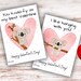Koala Printable Valentine's Cards, Kid's Classroom Valentines, Treat ...