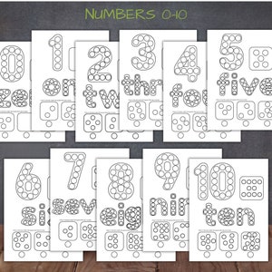 Dot Marker Number Worksheets, Kid's Printable Counting Activities for ...