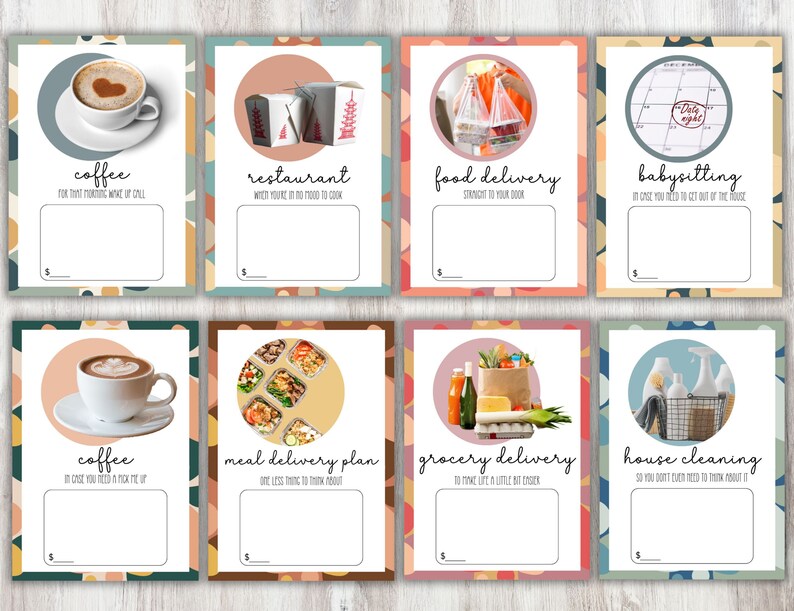 Baby Shower Gift Card Book, Gift for New Parents, Group Gift for New ...