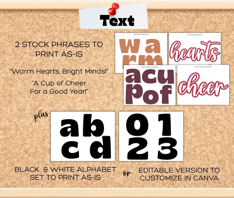 Cozy Winter Hot Cocoa Bulletin Board Kit, Printable Classroom Decor for ...