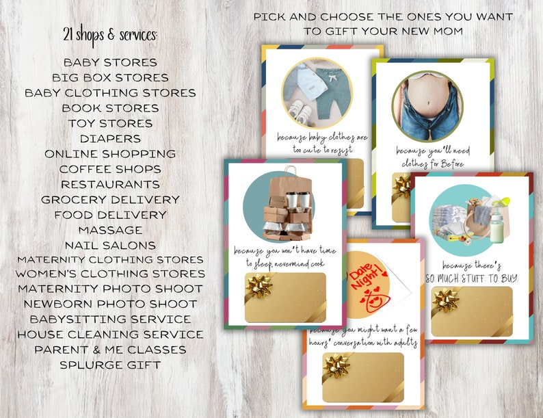 New Mom Gift Card Book, Funny, Baby Shower Group Gift, New Baby Gift ...
