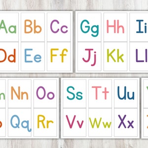 Minimalist Alphabet Letter Flashcards, CVC Cards to Teach Spelling ...