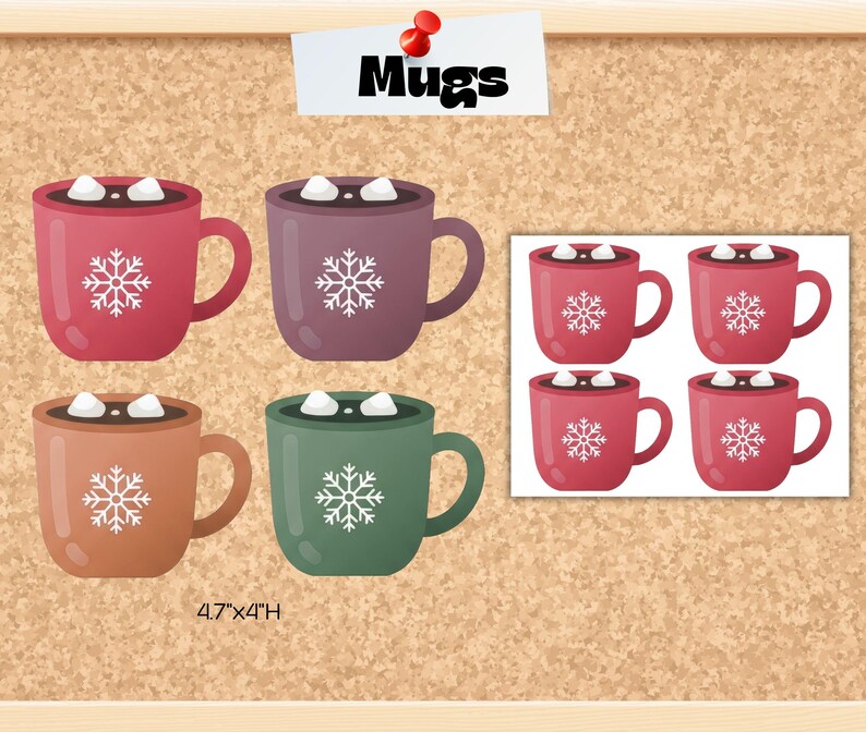 Cozy Winter Hot Cocoa Bulletin Board Kit, Printable Classroom Decor for ...