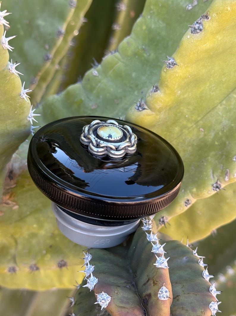 Treasure Mountain Turquoise Harley Davidson Screw-in Gas Cap - Etsy