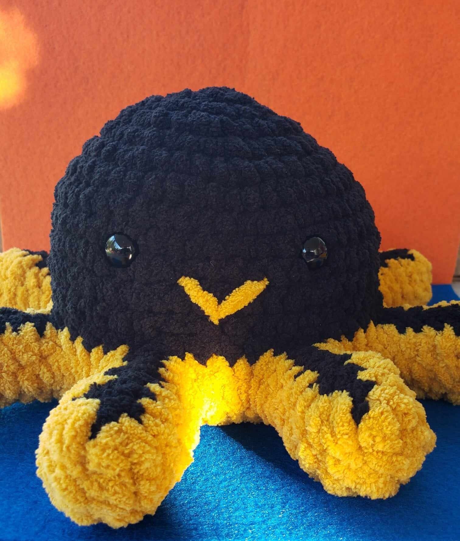 Crochet Reversible Octopus Plushie - Etsy