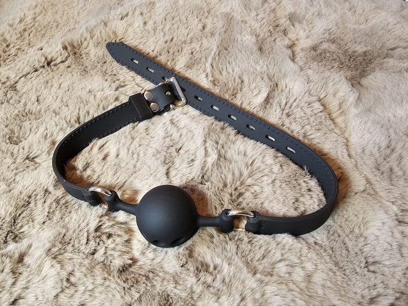 Silicone Ball Gag Bdsm Bondage S M Etsy