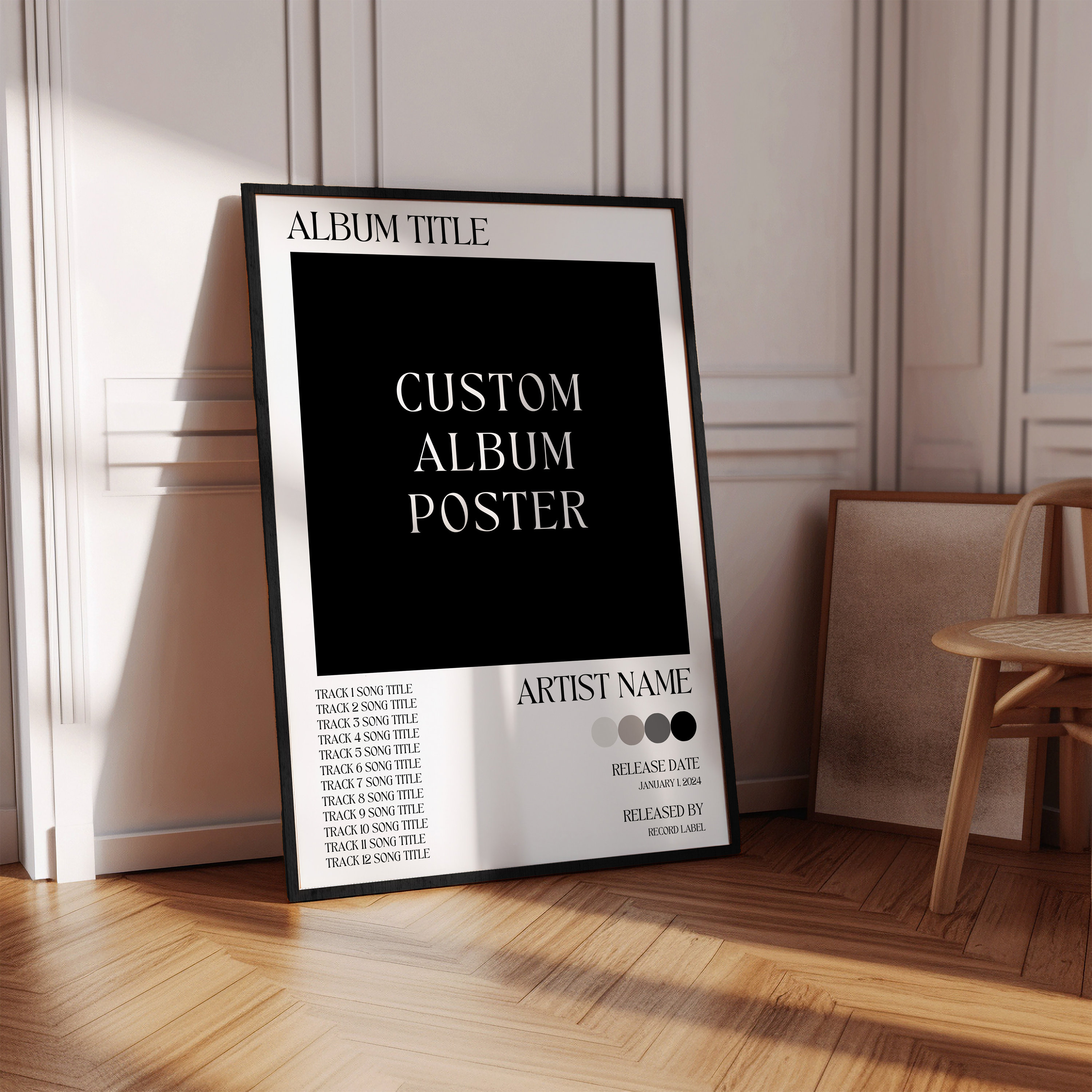 Custom Album Cover Posters - 13x19 Linen Paper Print (UNFRAMED ...