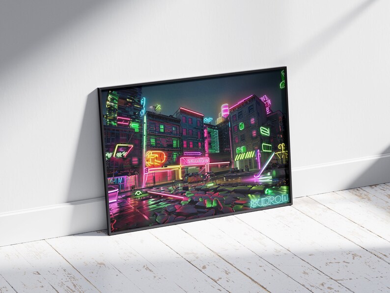 Custom Neon Call of Duty Map Art - Personalized Gamer Decor - Gaming ...