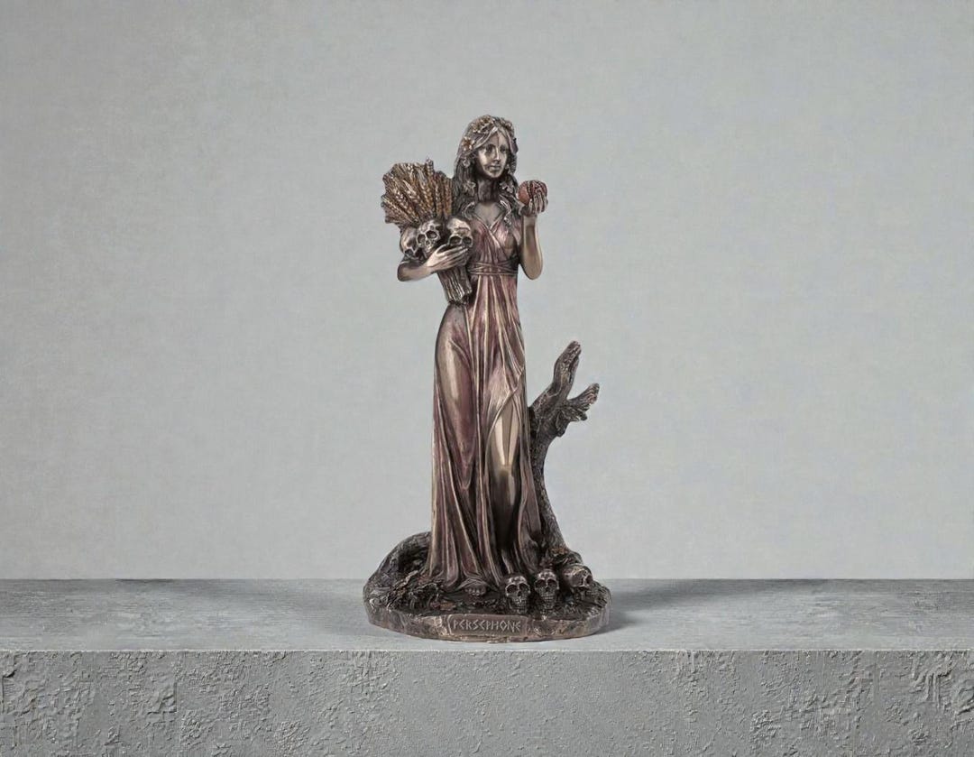 Persephone Queen of Underworld Statue, 26 Cm/10.2 Inches, Cold Cast ...
