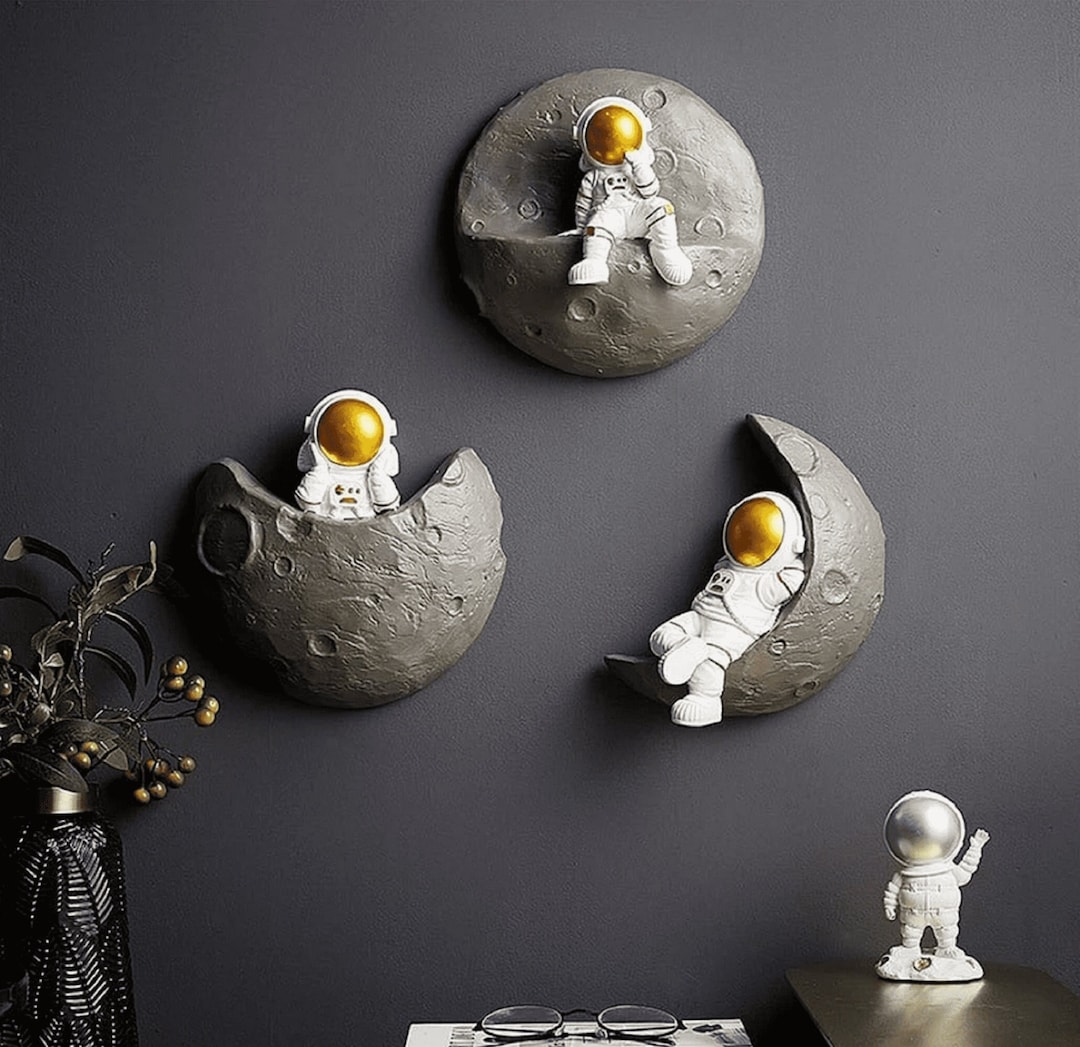 Astronaut Wall Decor, Astronaut Wall Sculpture, Nursery Wall Decor ...
