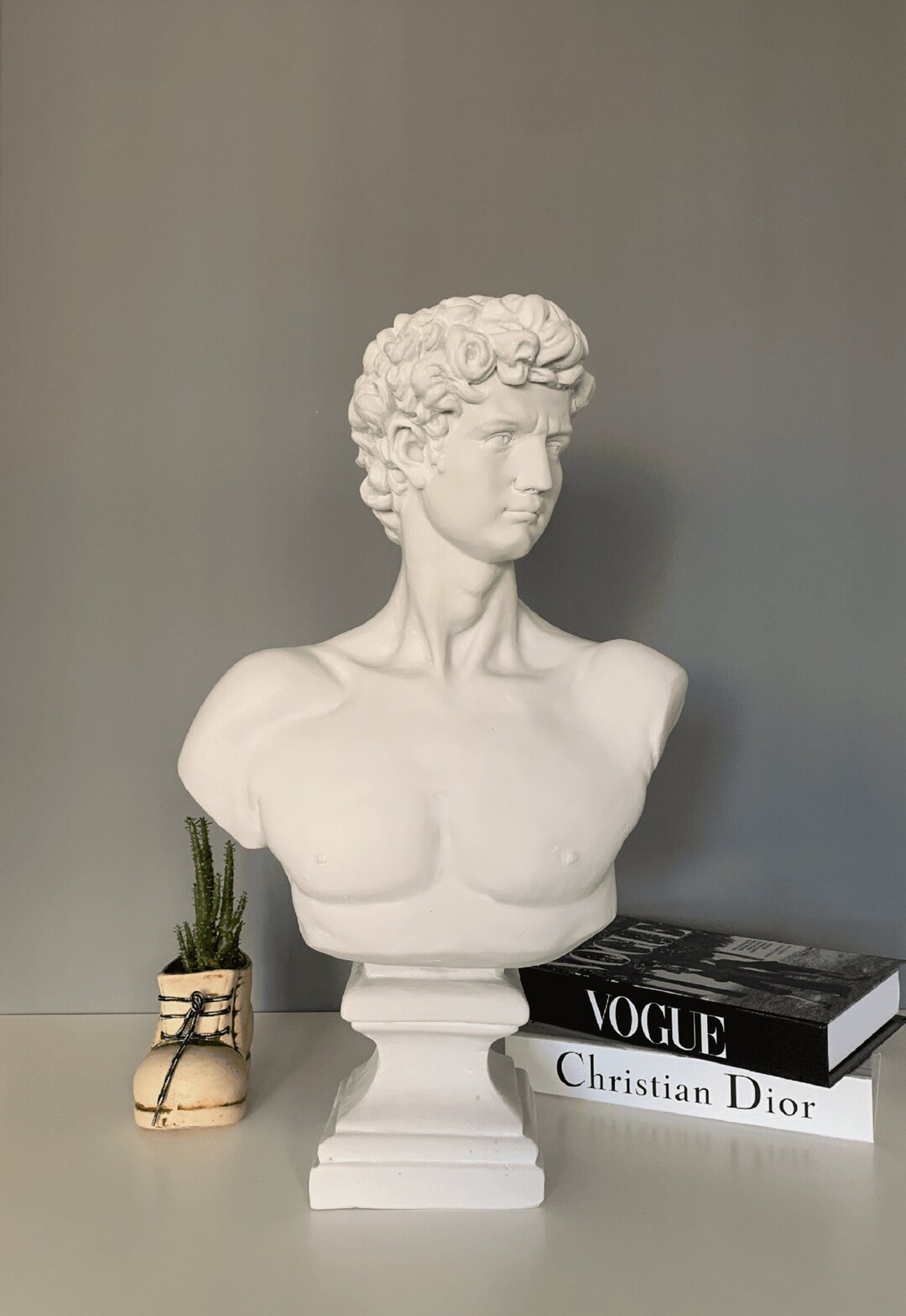 Huge David Bust Statue, 55 Cm/22 Inch, David Bust Sculpture, Statue of ...
