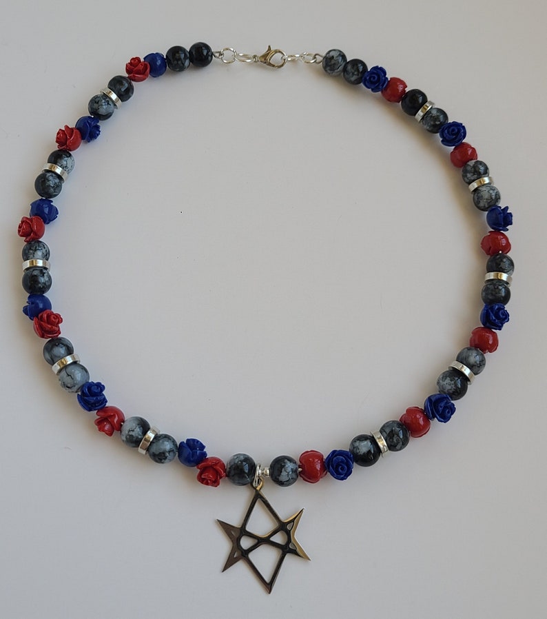 Deftones Inspired Jewelry Deftones Self Titled Album Hexagram and Red ...