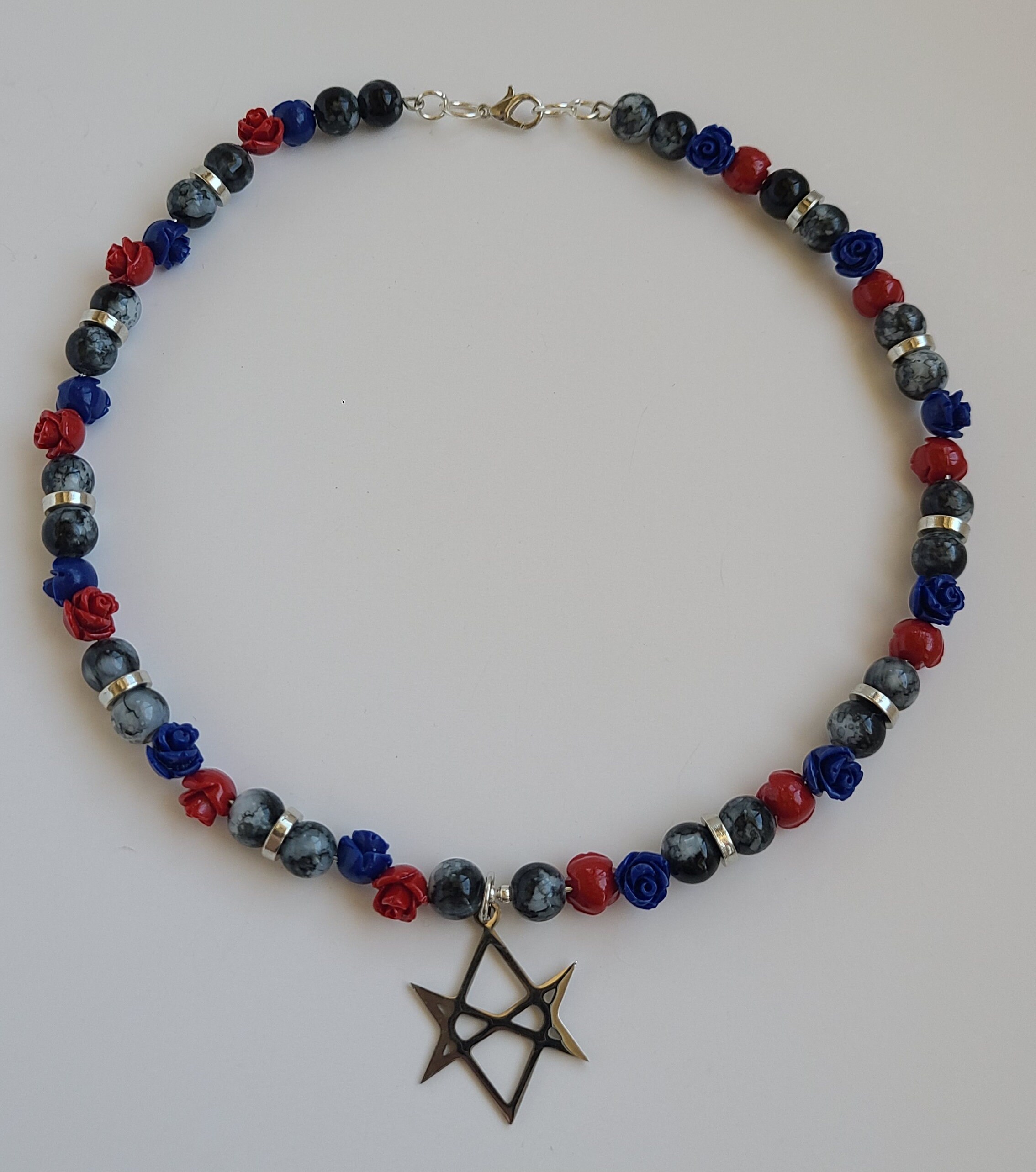 Deftones Inspired Jewelry Deftones Self Titled Album Hexagram and Red ...