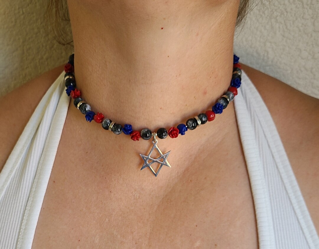 Deftones Inspired Jewelry Deftones Self Titled Album Hexagram and Red ...