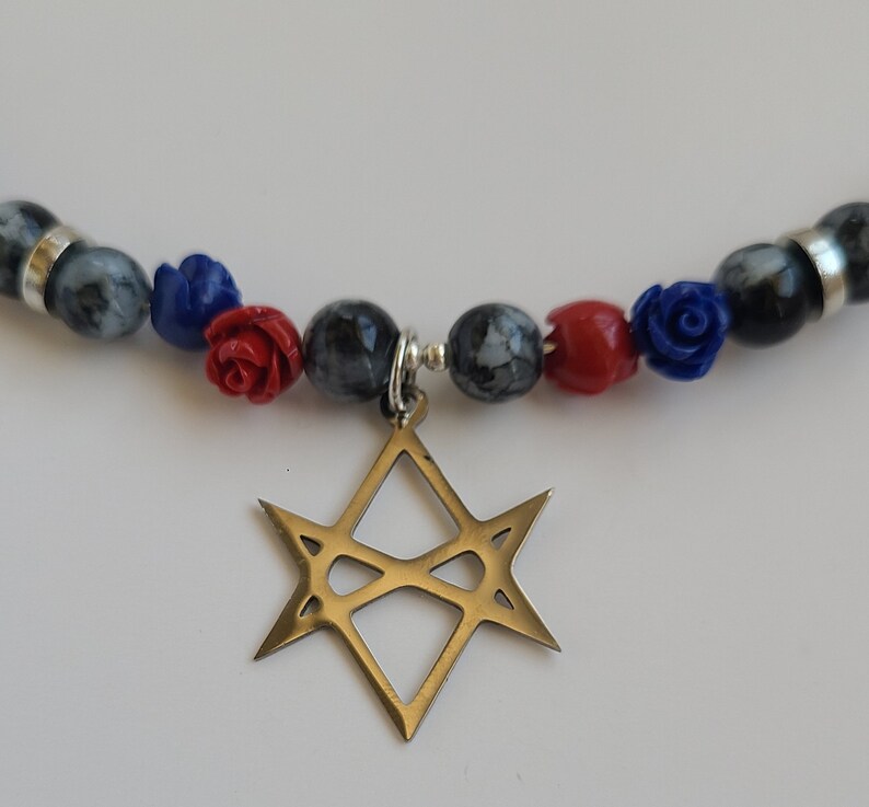 Deftones Inspired Jewelry Deftones Self Titled Album Hexagram and Red ...