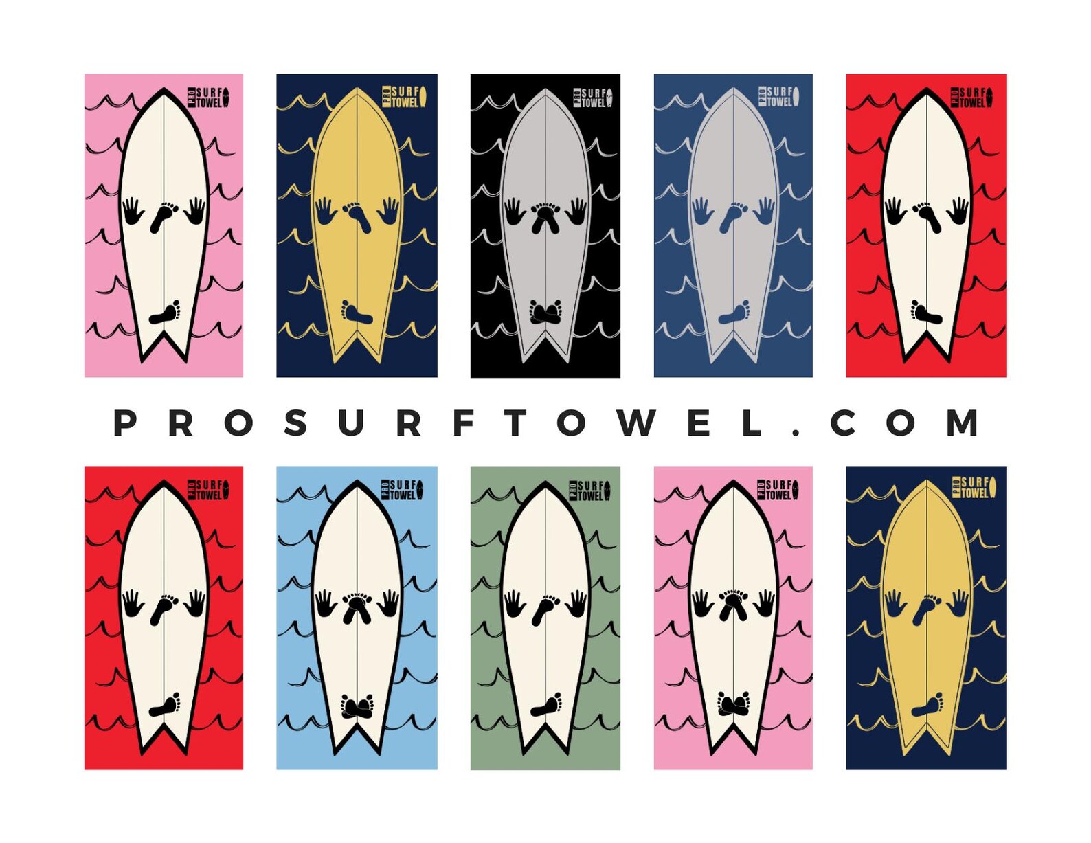 Pro Surf Towel – Surf Training Towel for Perfecting Pop-ups ...