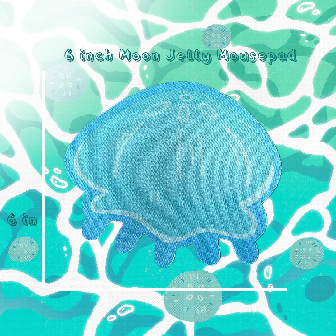 6 Inch Moonjelly Mousepad - Etsy