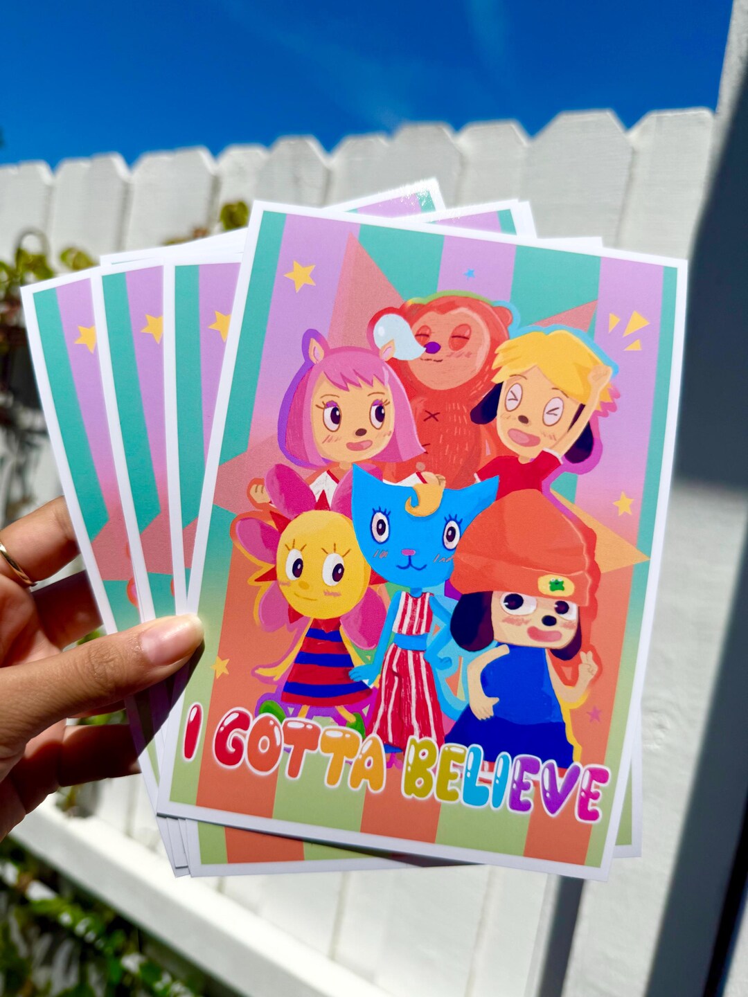 Parappa the Rappa 5x7 Art Print - Etsy