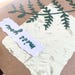 Miss You Rustic Card With Handmade Paper and Leaf Design - Etsy