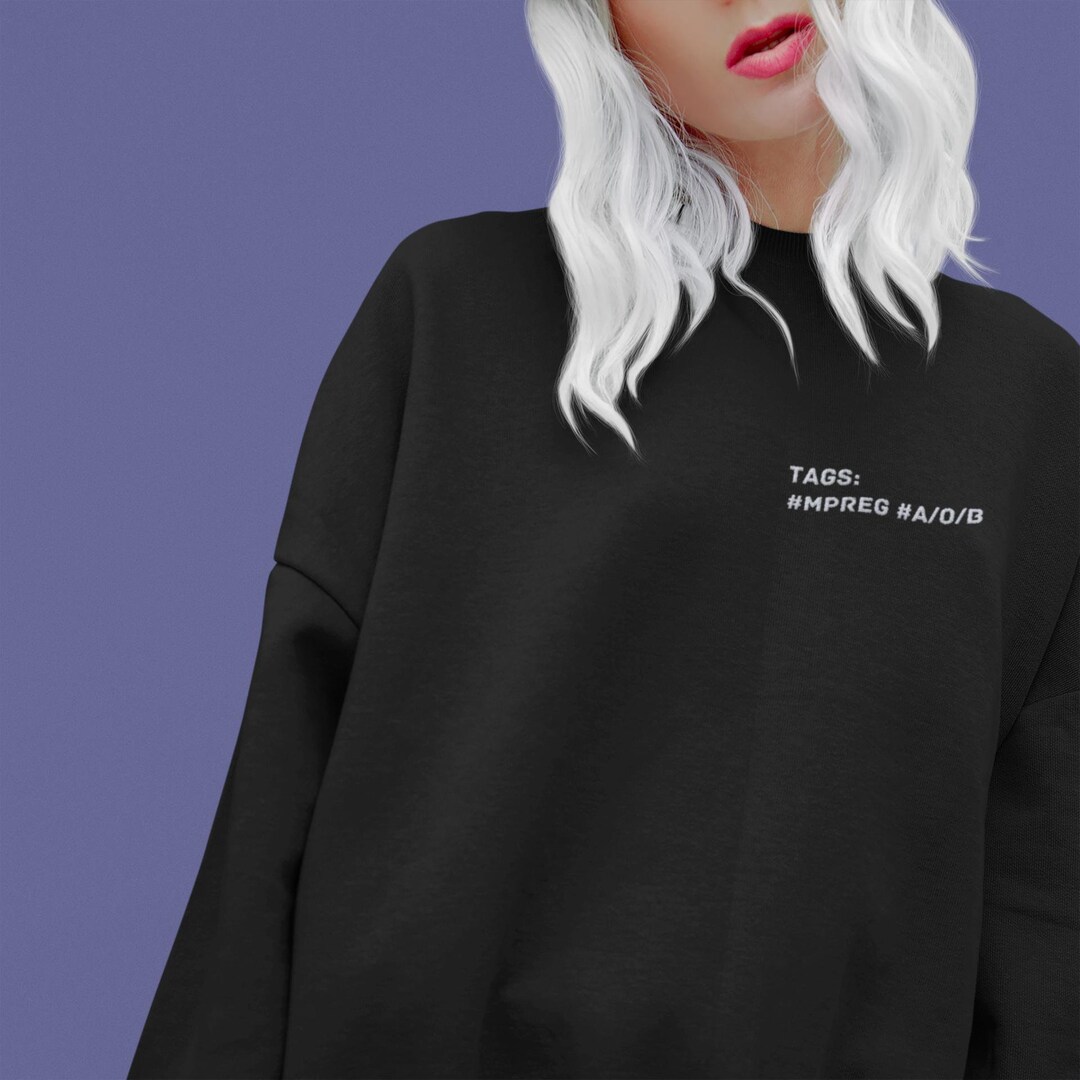 Mpreg Sweater A/o/b Fanfic Reference (embroidery Booktok Sweatshirt ...