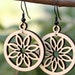 10 Elegant Wooden Earring Templates Bundle Laser Cut Dangle Designs for ...