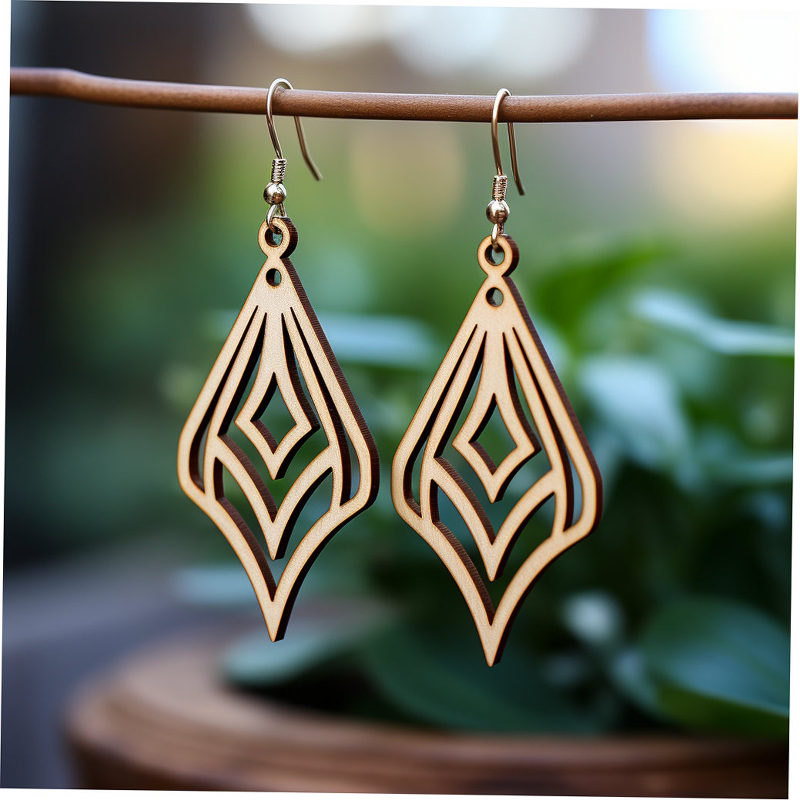10 Earring Svg Bundles, Wood Earring Svg, Laser Cut File, Earring ...