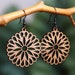 10 Elegant Wooden Earring Templates Bundle Laser Cut Dangle Designs for ...