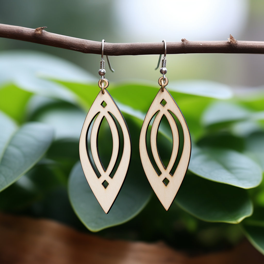 10 Laser Cut Dangle Designs for Women Geometric Earring - Etsy