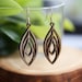 10 Elegant Wooden Earring Templates Bundle Laser Cut Dangle Designs for ...