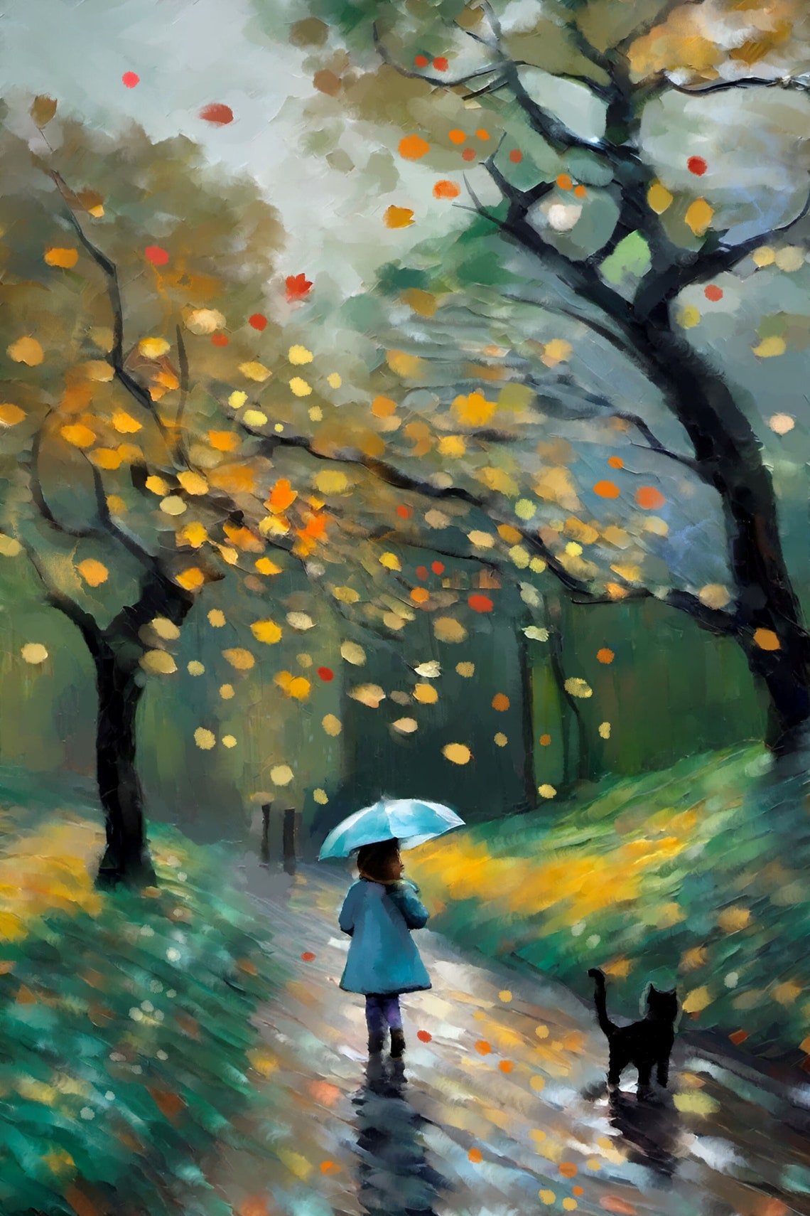 Autumn Rains - Original Art Prints by Thomas Little - Etsy