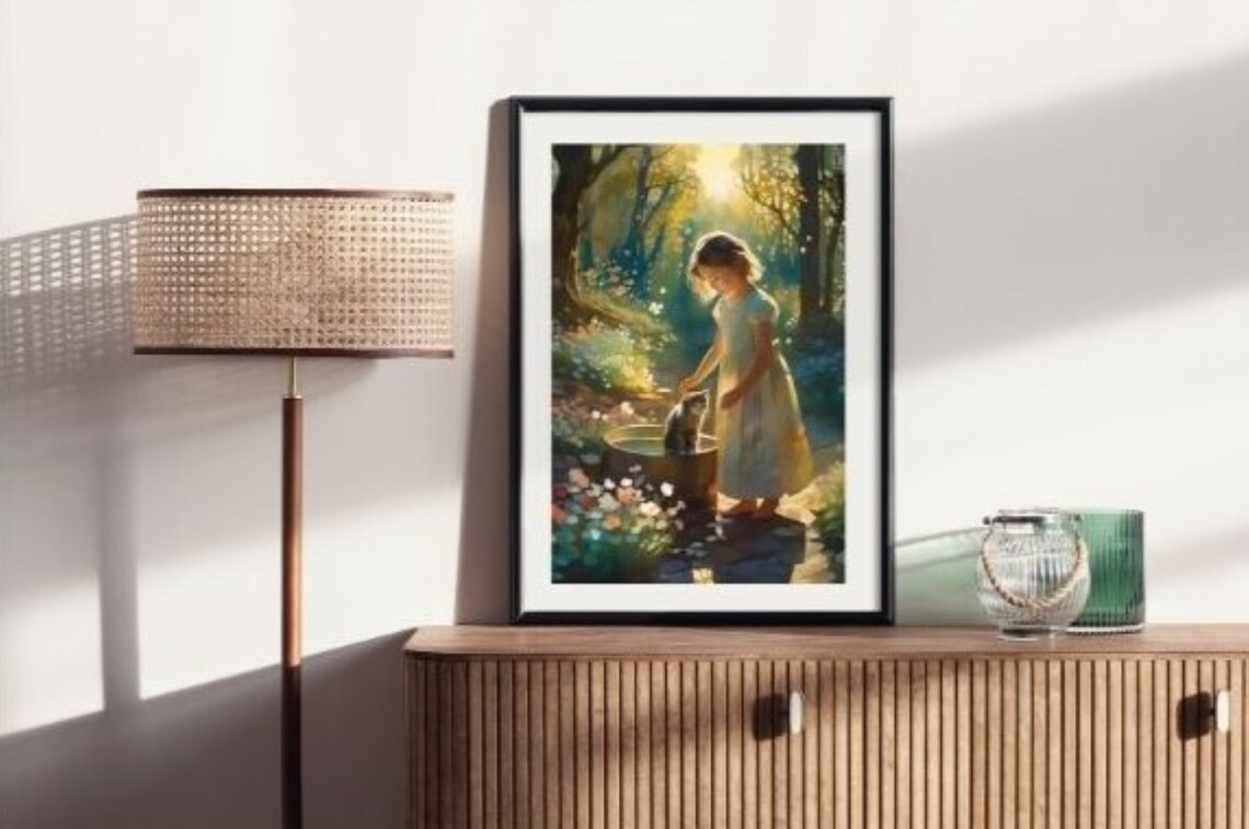 Light in the Forest Original Art Prints by Thomas Little - Etsy