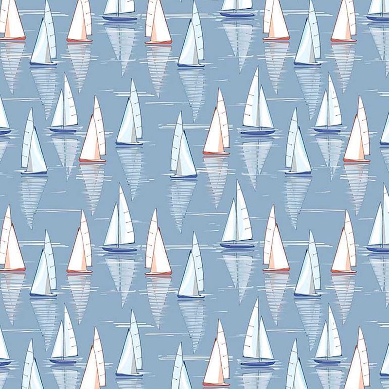 Ocean Sail Fabric - Etsy