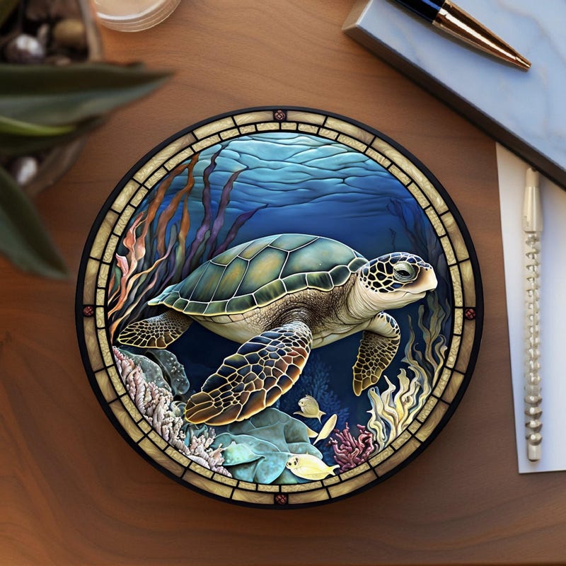 Sea Glass Coasters - Etsy