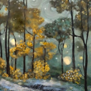 Wind in the Forest - Original Art Prints by Thomas Little - Etsy