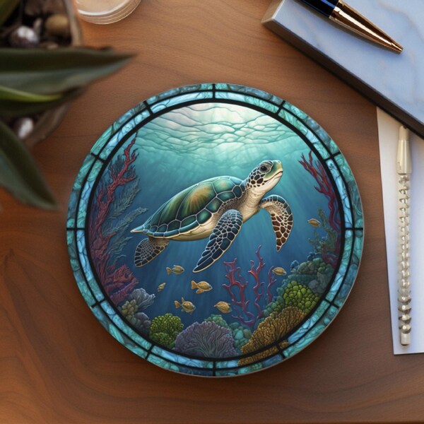 Sea Glass Coasters - Etsy