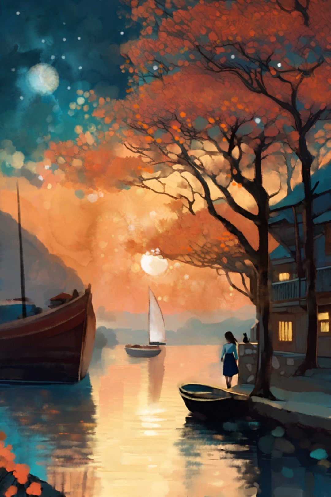 Day to Night Transition - Original Art Prints by Thomas Little - Etsy