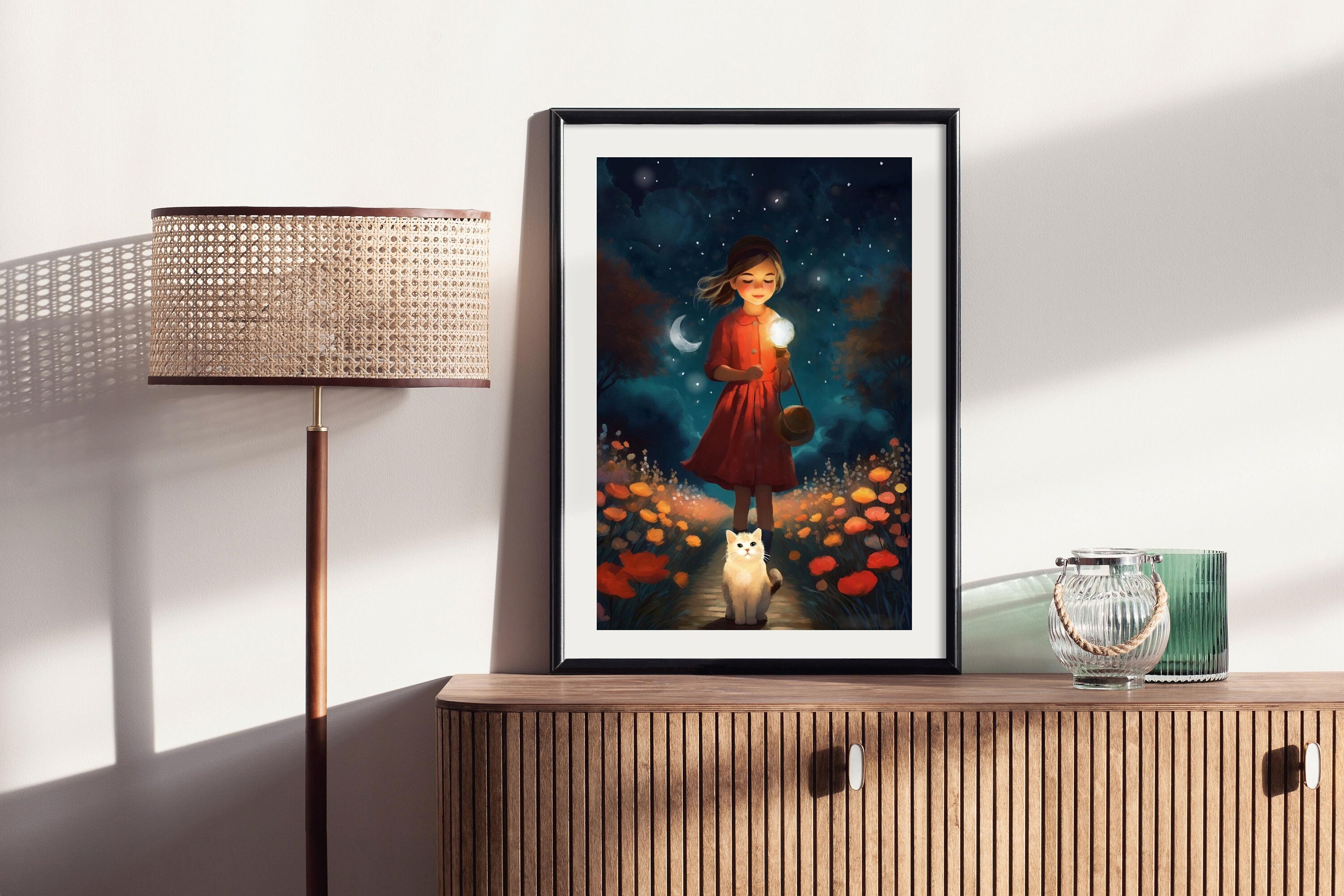 Lighting the Way - Illustrated Print by Thomas Little - Etsy