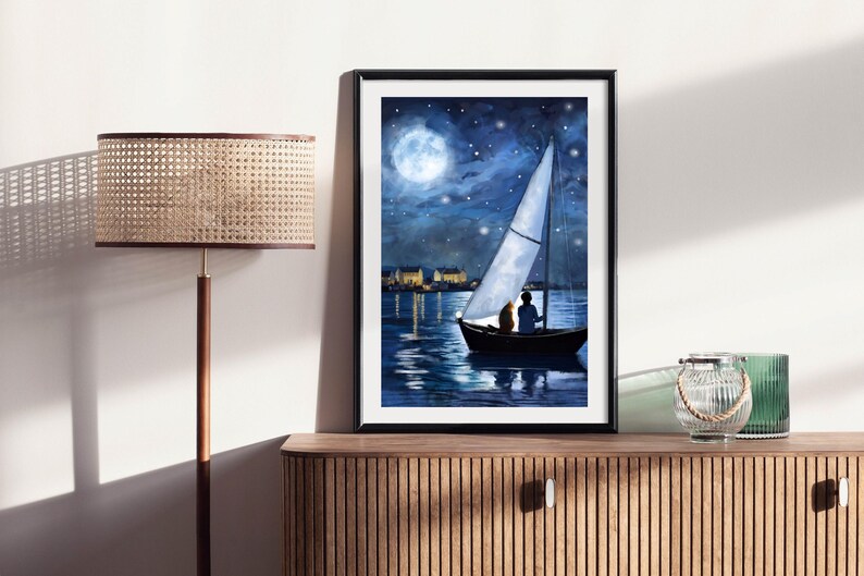 Sailing Into Starlight - Original Art Prints by Thomas Little - Etsy