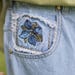 Embroidered Peace Sign Jeans - Soho Straight Leg - Etsy