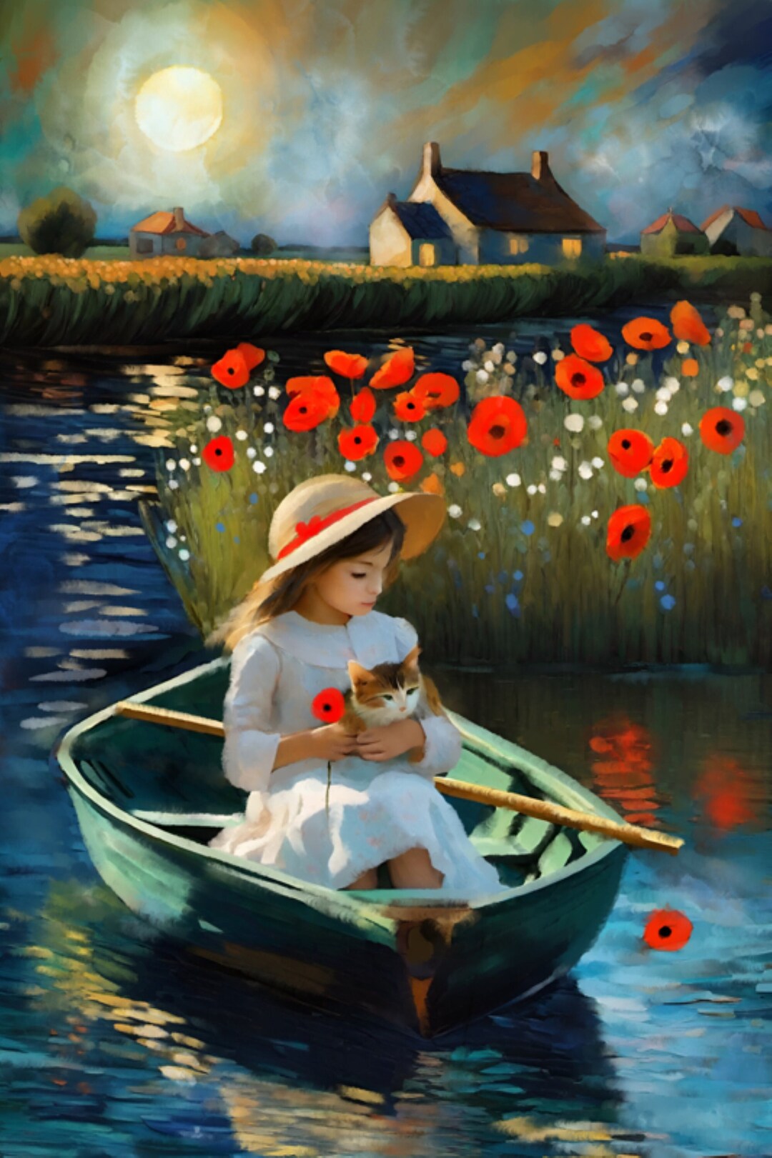 Poppies by the Water - Original Art Prints by Thomas Little - Etsy