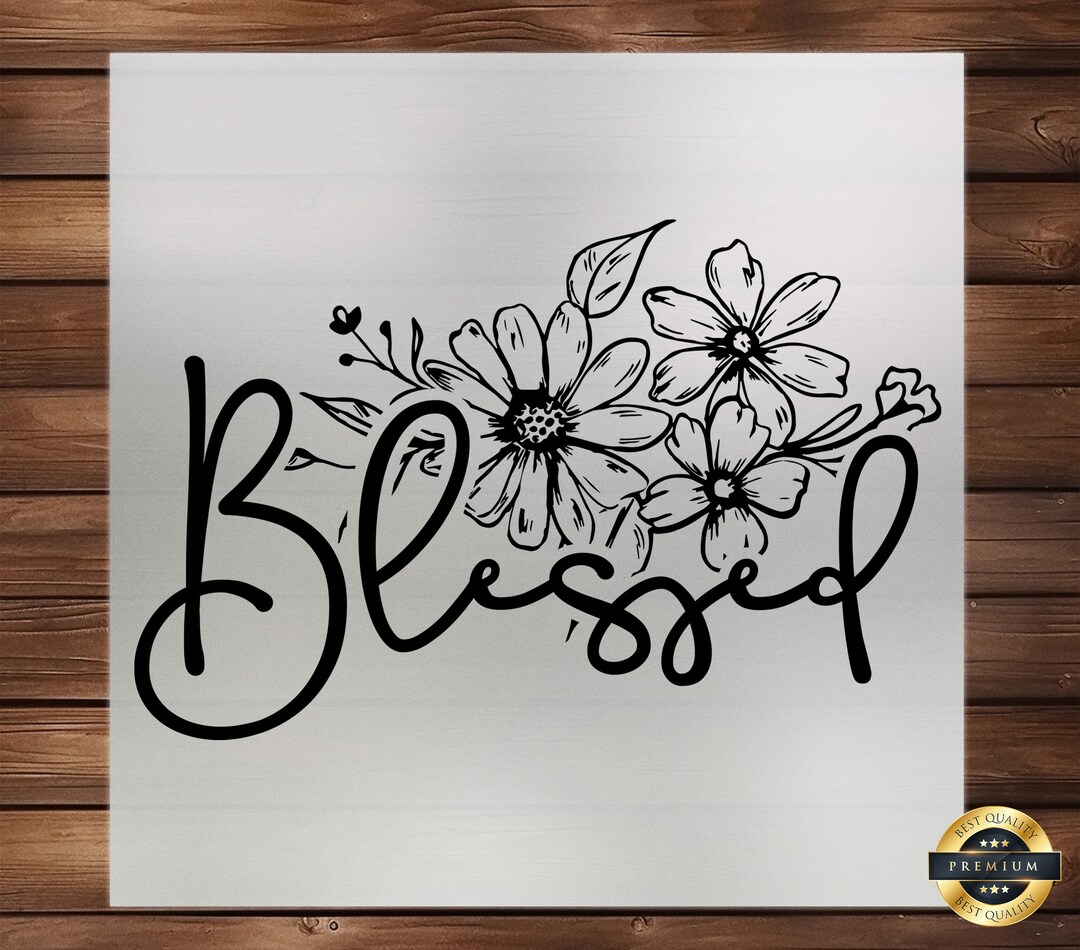 Boho Blessed DTF Transfer, Artistic Spiritual Design, Perfect for ...