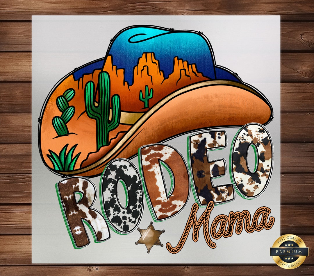 Rodeo Mama DTF Transfer: Western Cowgirl Graphics - Etsy