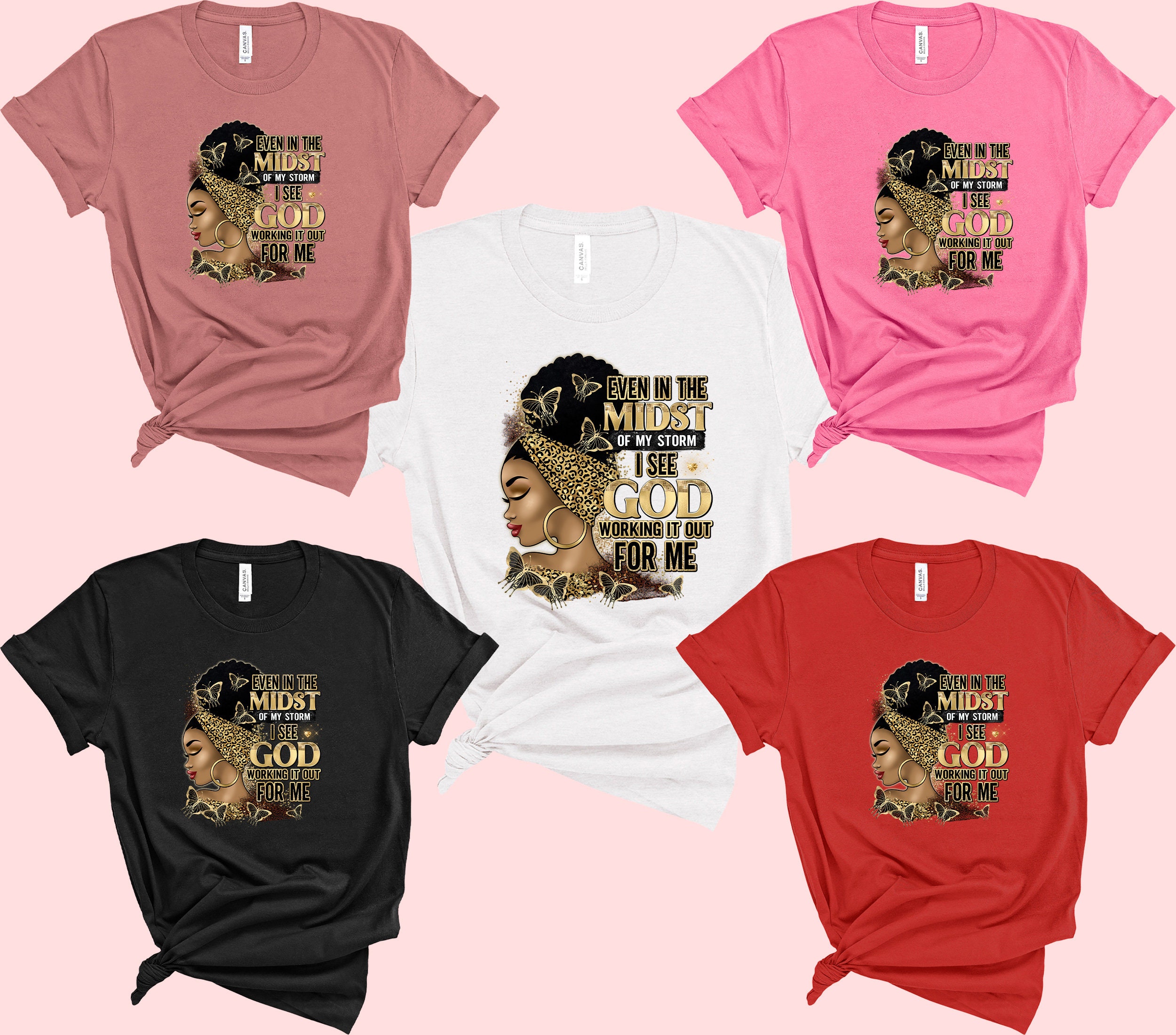 Inspirational 'even in the Midst of My Storm' DTF Transfer - Etsy