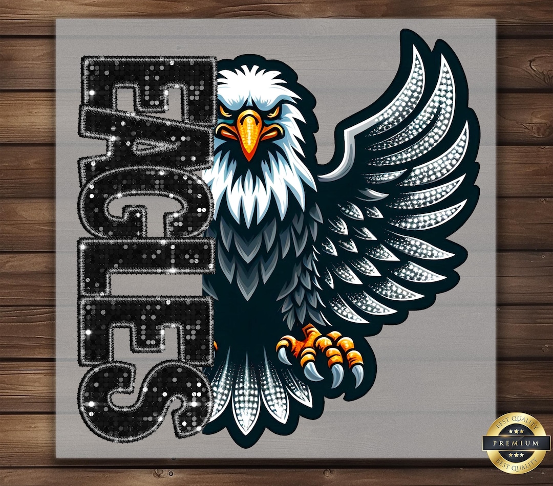 Eagles DTF Transfer: Team Spirit Shirt Decal Ready to Press - Etsy