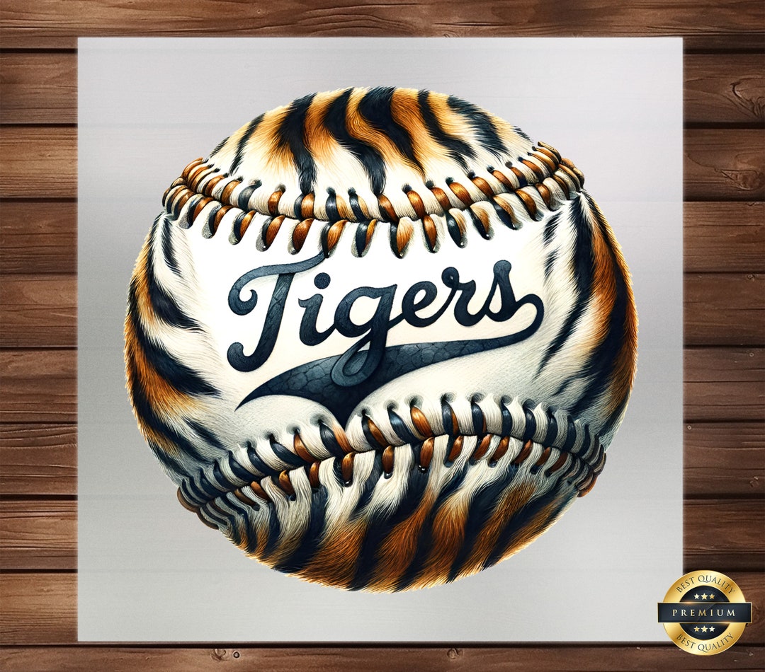 Tigers Baseball DTF Transfer: Fierce Team Spirit Graphic - Etsy